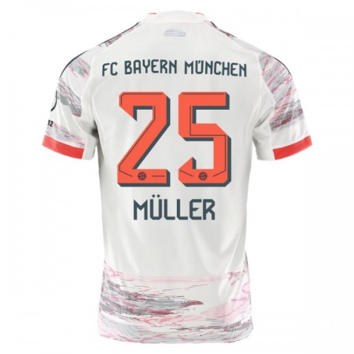 Conjunto FC Bayern de Munique Thomas Muller 25 Equipamento Alternativo ...